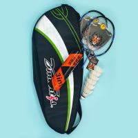 China Most Popular Badminton Set with Carbon Rackets and Hybrid Shuttlecocks for sale