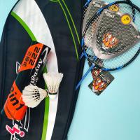 China Most Popular Badminton Set with Carbon Rackets and Hybrid Shuttlecocks for sale