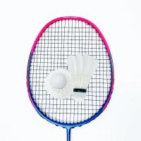 China Wholesaler 100% Full Carbon Fiber Badminton Racket OEM Customized Color and Design for sale