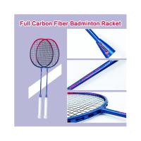 China Professional Wholesaler Badminton Racket 100% Full Carbon Fiber Graphite Badminton Rackets for sale
