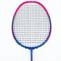 China New Shape 100% Full Carbon Fiber Graphite Badminton Racket Hot Sale Badminton Rackets with String for sale