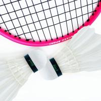 China New Shape 100% Full Carbon Fiber Graphite Badminton Racket Hot Sale Badminton Rackets with String for sale