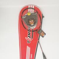 China Carbon Badminton Racket Customized Design Factory Price DMS55 with String and Cover Bag for sale