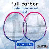 China Light Weight Professional Full Carbon Badminton Racket D9100% Carbon Rackets Suitable for Women Men for sale