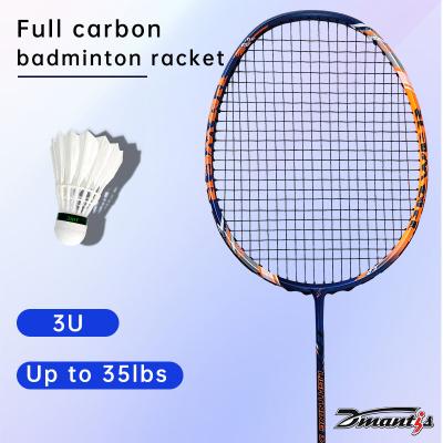 China Tournament Training Use 100% T30 Carbon Fiber Badminton Racket 85g Super Light for sale