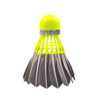 China Natural Goose Feather 3in1 Hybrid Shuttlecock 12pcs/dozen 5g Light Weight for Precision Flight for sale