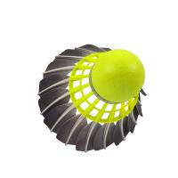 China Natural Goose Feather 3in1 Hybrid Shuttlecock 12pcs/dozen 5g Light Weight for Precision Flight for sale