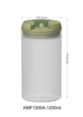 China Silicone AS / ABS 1200ml ODM Color PET Plastic Bottle Food Grade for sale