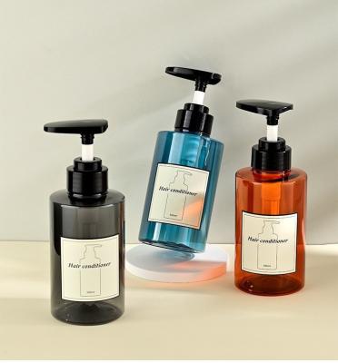 China ISO Certified Shampoo Body Wash Bottles , White 200ml Lotion Pump Bottle for sale