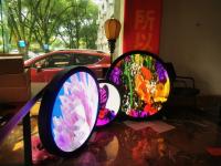 China P2 512mm Indoor Round Circular Led Screen Display  Circle Circular Logo Sign Led Screen for sale