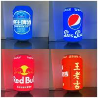 China Indoor Advertising Flexible Led Display Screen Beer led display Cola led screen Cans leddisplay for sale