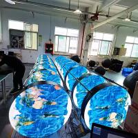 China 840mm Indoor P2 Round Led Display Video Screen 256x256 for sale