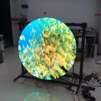 China Creative 220V Indoor Circular Round Led Screen Display For Retail Advertising for sale