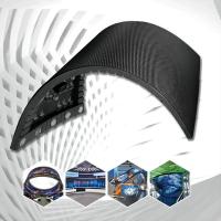 China RGB Full Color Flexible Transparent Led Screen Soft Module P1.875 for sale