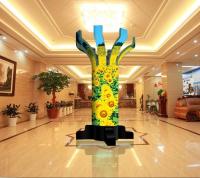 China RGB Full Color Flexible Transparent Led Screen Soft Module P1.875 for sale