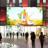 China 5500cd Led Display Board P4 IP65 Waterproof Led Advertising Screen for sale