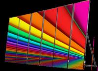 China ROHS Indoor Poster LED Display Mirror Screen 900cd Brightness for sale