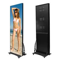 China Digital Transparent P2 Backlit Poster Frames LED Display FCC Certificated for sale