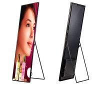 China Digital Transparent P2 Backlit Poster Frames LED Display FCC Certificated for sale