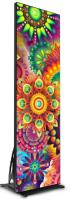 China Digital Transparent P2 Backlit Poster Frames LED Display FCC Certificated for sale