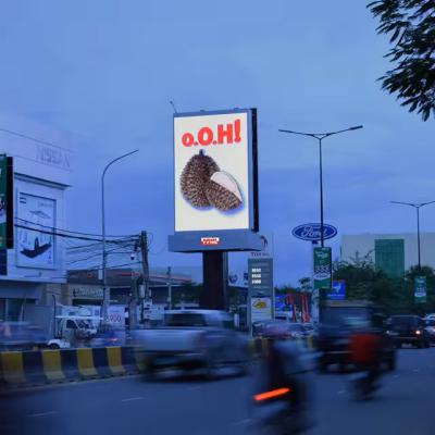 China P3 Pole LED Display Screen Custom For Pedestrian Street for sale