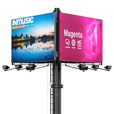 China Light Pole LED Display ScreenOutdoor Waterproof led screen P3.91 Full Color led display for sale
