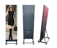 China Indoor Standing LED Poster Display with High Definition Digital Signage and SMD1515 Lamps for sale