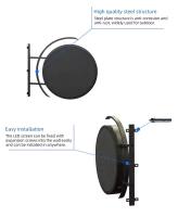 China Customized LOGO Circular LED Display , P4 LED Screen Module at 3840HZ Refresh Rate for sale