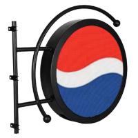 China P4.28 Double sided led display Circular LED Display Dia 600mm Sign led screen for sale