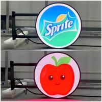 China Double-face outdoor led display Round LED Display P4 outdoor circle led sign for sale