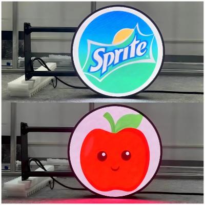 China Double-face outdoor led display Round LED Display P4 outdoor circle led sign for sale
