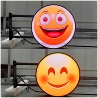 China Double-face outdoor led display Round LED Display P4 outdoor circle led sign for sale