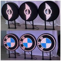 China Double-face outdoor led display Round LED Display P4 outdoor circle led sign for sale