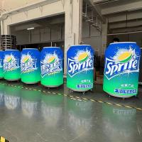 China Custom Size Special Beer Bottle Can LED Screen Full Color Advertising Digital Signage Beverage Can Shape Flexible LED Display for sale