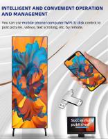 China Led Display Poster P2.5 Smart Advertising Indoor Led Poster Display for sale