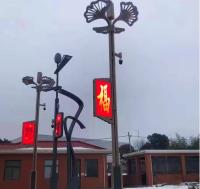 China Pole LED Display for Advertising Standing Street LED Screen for sale