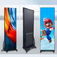 China Floor Standing Led Digital Poster Display Control Wifi USB Movable Advertising LED Screen for sale