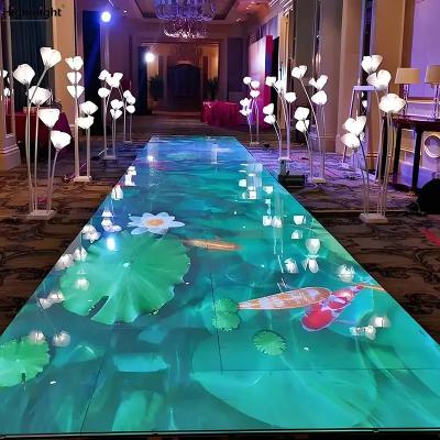 China Full Color LED Display Floor Tile led Screen Sensory LED Screen for sale