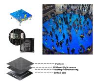 China LED screen dance floor panel P3.91 P4.81 LED dance floor tile display screen for sale