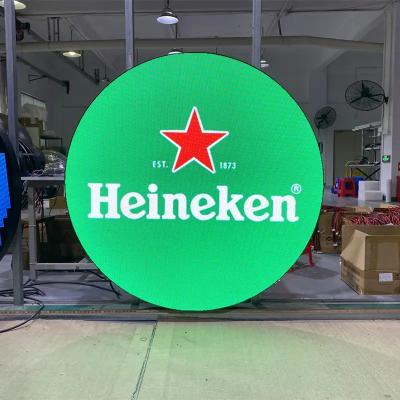 China outdoor LED Circular Screen Dia1.5M led display for sale