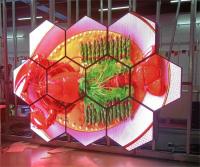 China Hexagonal LED Screen Outdoor SMD Full Color  Hexagon LED Display P3 LED Sexangle Pantalla for sale