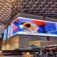 China Custom Fixed SMD P3.91 Waterproof Giant Display Outdoor LED Advertising Screen 3D Digital Billboard for sale