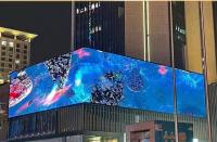 China Custom Fixed SMD P3.91 Waterproof Giant Display Outdoor LED Advertising Screen 3D Digital Billboard for sale