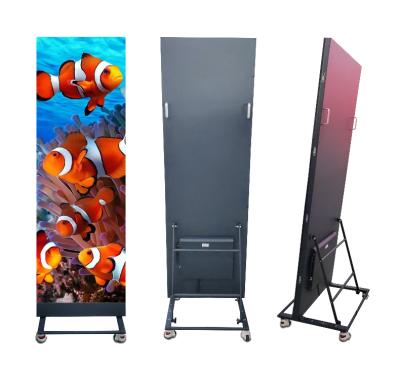 China Smart Full HD LED Poster Screen P2.0 Standing Indoor Event Digital Signage for sale