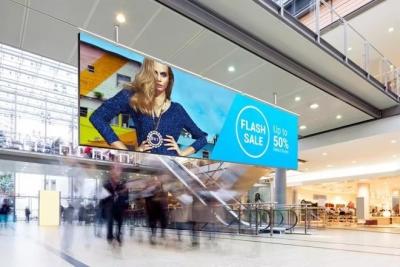 China P2.976 Indoor ultra-thin double-sided LED display screen for sale