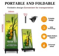 China P1.86 Foldable LED poster screen LED Poster Display for sale