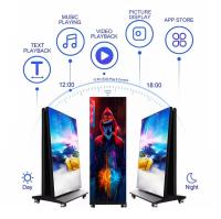 China P1.86 Foldable LED poster screen LED Poster Display for sale