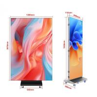 China P1.5 Tri Fold Poster Led display Foldable led Screen Double Sided led dispaly for sale