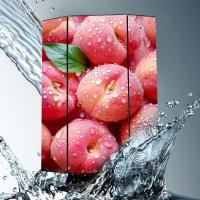 China P1.5 Tri Fold Poster Led display Foldable led Screen Double Sided led dispaly for sale