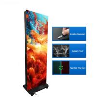 China P1.25 Tri Fold Poster Led display Foldable led Screen Double Sided led dispaly for sale